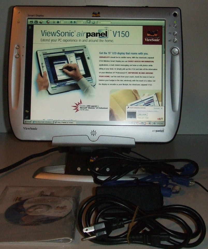 ViewSonic V150 AIRPANEL REMOTE DESKTOP 15" LCD PANEL WITH Nevo Home ...