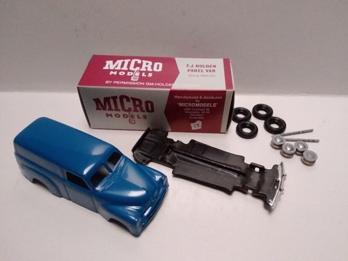MICRO MODELS PLASTIC FJ HOLDEN PANEL VAN IN KIT FORM BOXED Made in ...