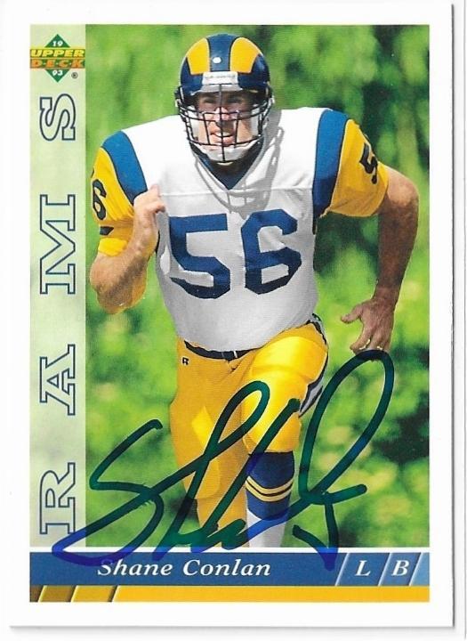 SHANE CONLAN Autographed Signed 1993 Upper Deck card #465 Los Angeles ...
