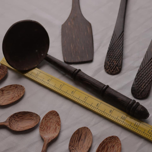Kithul Wood Cooking Spoon 6 & 10 Set Made in SriLanka Handcraft Kitchen ...