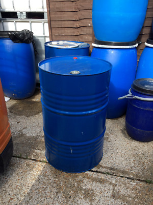 200 210 Litre 45 Gallon Steel Drum recycled Barrel | eBay UK