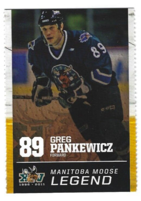 2010-11 Manitoba Moose (AHL) Greg Pankewicz | eBay