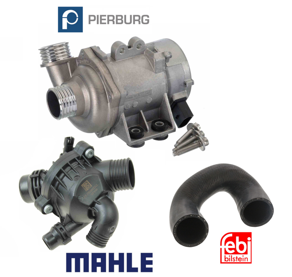 OEM Electric Water Pump w/ Bolts Hose Thermostat Kit for BMW X5 3.0si ...