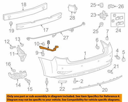 52158-33030 Toyota Support, rear bumper side, no.2 lh 5215833030, New ...