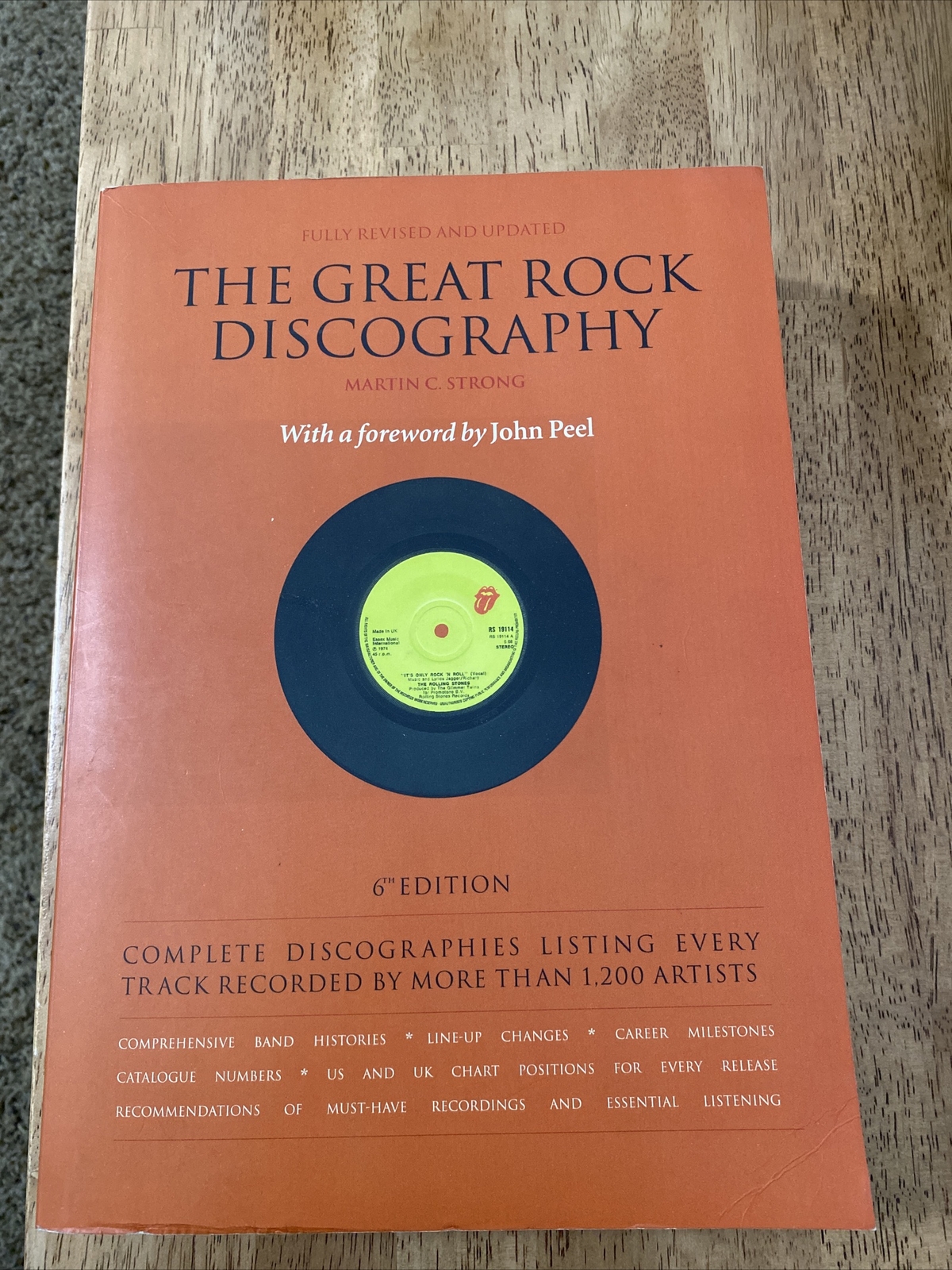The Great Rock Discography by Martin C. Strong (2002, Paperback) for ...