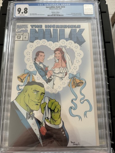 Incredible Hulk #418 CGC 9.8 Collector's Edition First Talos Appearance ...