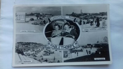 Vintage postcard,real photo,Mablethorpe,Lincolnshire,1952,Hull,posted ...