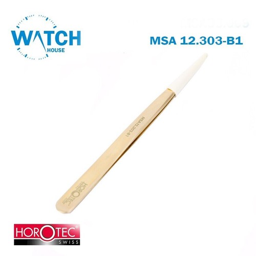 HOROTEC® MSA12.303-B1 Pincettes simples à pointes fines, NO.B1 / Laiton ...