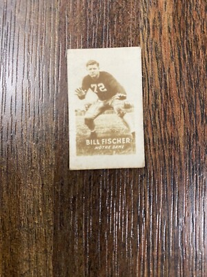 1948 Topps Magic Photos Bill Fischer Notre Dame (Rare) | eBay