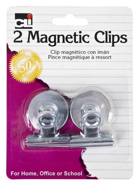 Charles Leonard Magnetic Spring Clips 1.25in 2pk 80125 for sale online ...