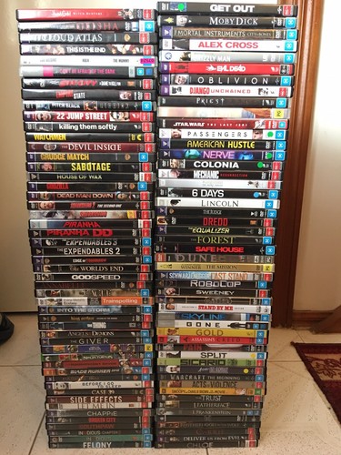 MASSIVE BULK LOT OF 100 DVDS MOVIES COLLECTION 1 | eBay
