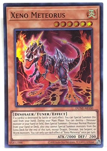 Yugioh Asian-English Xeno Meteorus DUNE-AE100 Super Rare | eBay