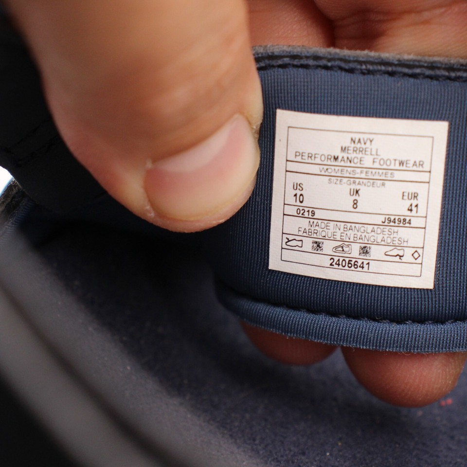 Merrell Navy Blue Ari Terran Convertible Women’s 8 Comfort Memory Foam ...