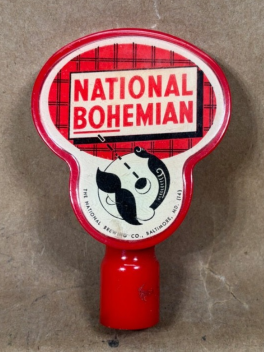 Super RARE! Vintage National Bohemian Beer Tap Handle Mr Boh Baltimore ...