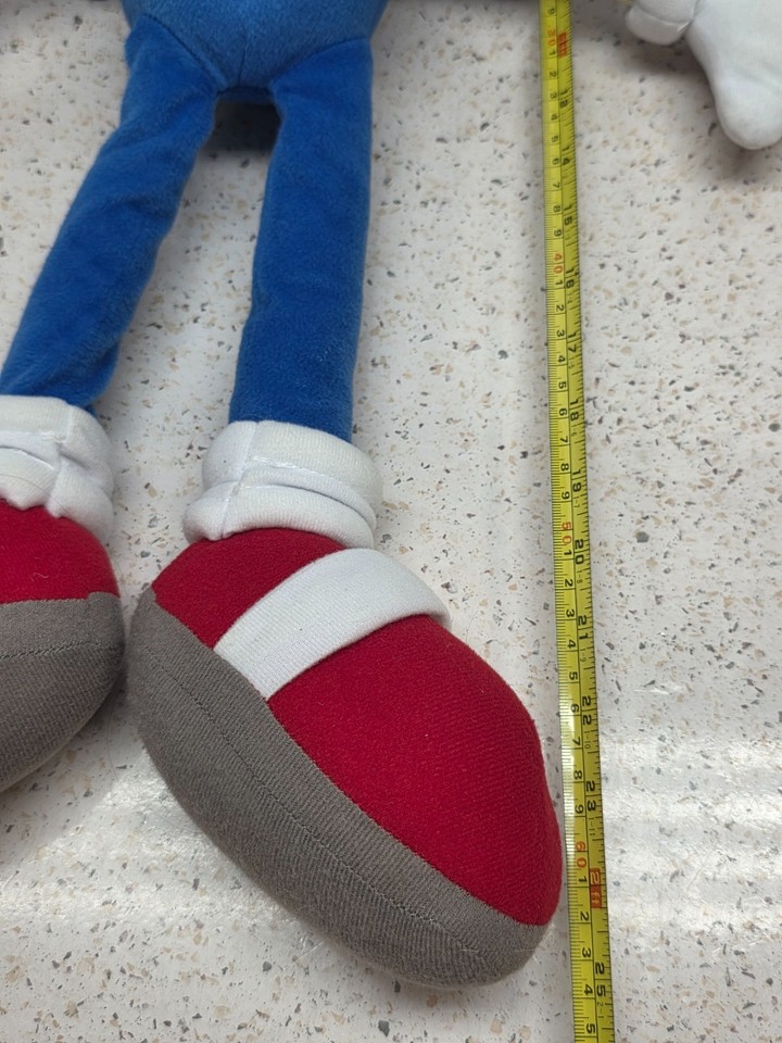 SEGA Sonic the Hedgehog Plush Doll Stuffed Animal Toy 24" Large Jumbo ...