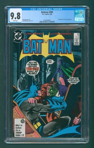 Batman #398 (1986) CGC 9.8 WHITE PAGES Catwoman And Two-Face | eBay