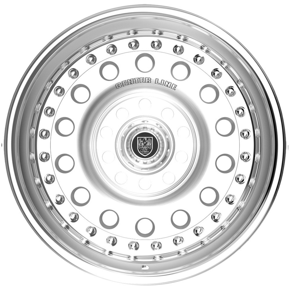 Center Line Pro Stock 15x10 5x4.5"/5x4.75" -12mm Brushed Wheel Rim 15 ...