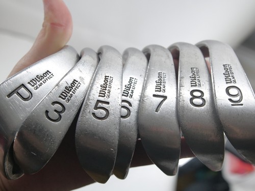 Wilson 1200 Gear Effect Iron Set P 3,5,6,7,8,9 RH Regular Steel True ...