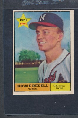 1961 Topps #353 Howie Bedell Braves EX/MT *9304 | eBay
