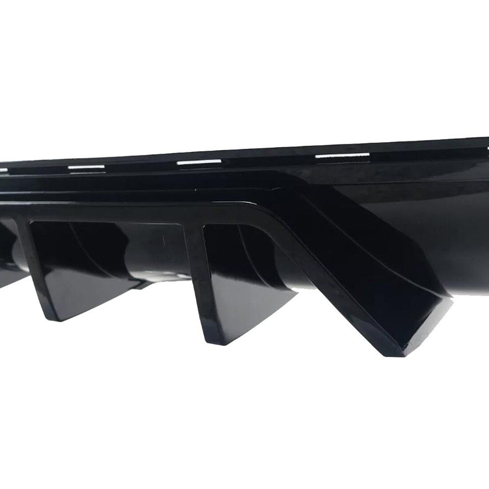 Rear Bumper Diffuser Glossy Black For Jeep Grand Cherokee SRT/Trackhawk ...