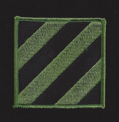US ARMY 3RD INFANTRY DIVISION HAT PATCH 3 ID PIN UP FORT STWEART ROCK ...