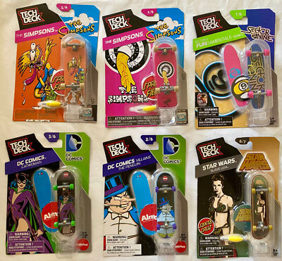 Tech Deck YOU CHOOSE - RELIC DC Comics LONGBOARD Simpsons - New 12/1/24 ...