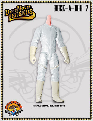 Dime Novel Legends 1:18 scale (4") action figure Buck-A-Roo #7 blank ...