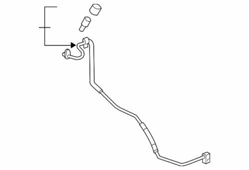 Genuine GM 2018-2020 Chevrolet GMC Express A/C Refrigerant Suction Hose ...