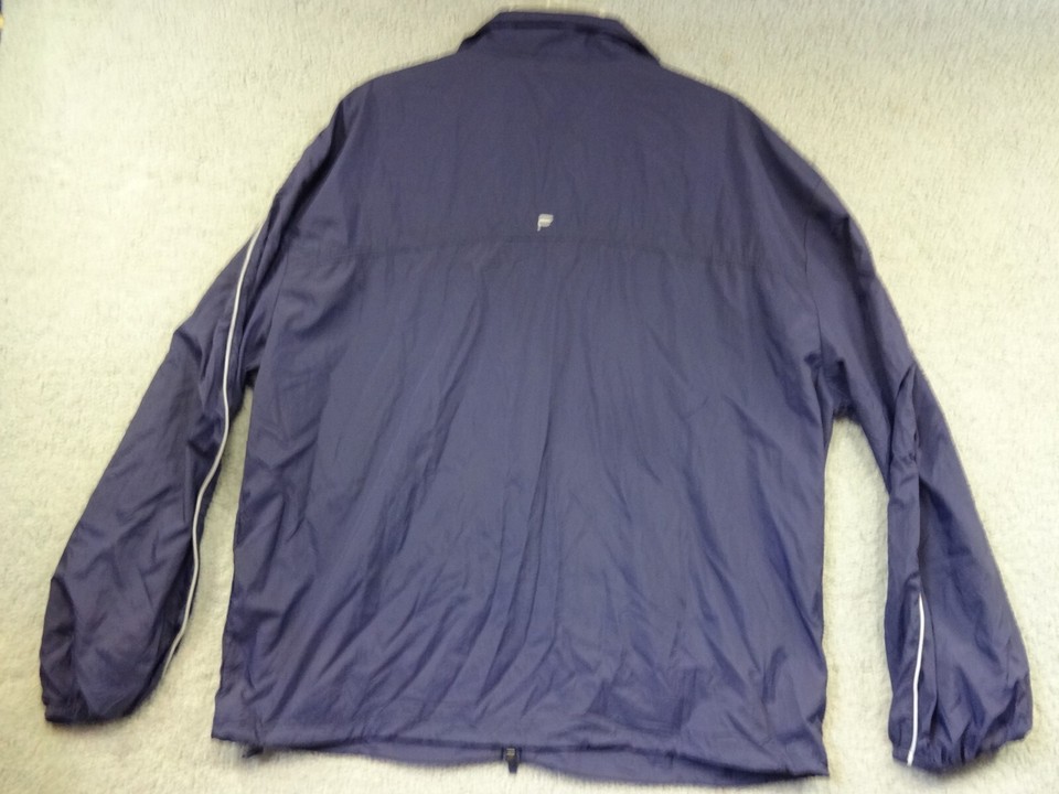 Fabletics Oversized Windbreaker Mens Light Weight Jacket Deep Navy Blue ...