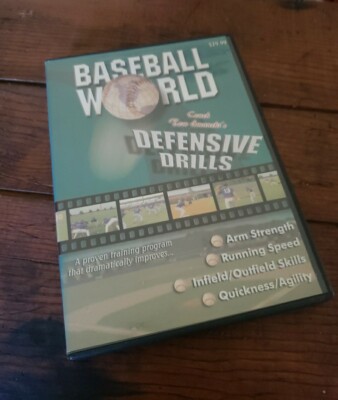 Baseball Instrutional DVD Defensive Drills Baseball Infield Outfield ...