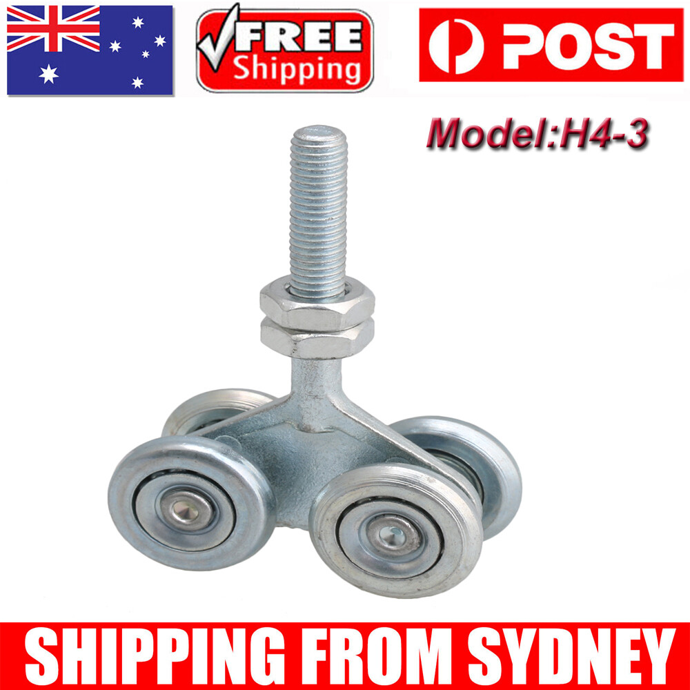 2PCS Rail Hanging Trolley Double Wheel H4-3 Sliding Track Roller for ...