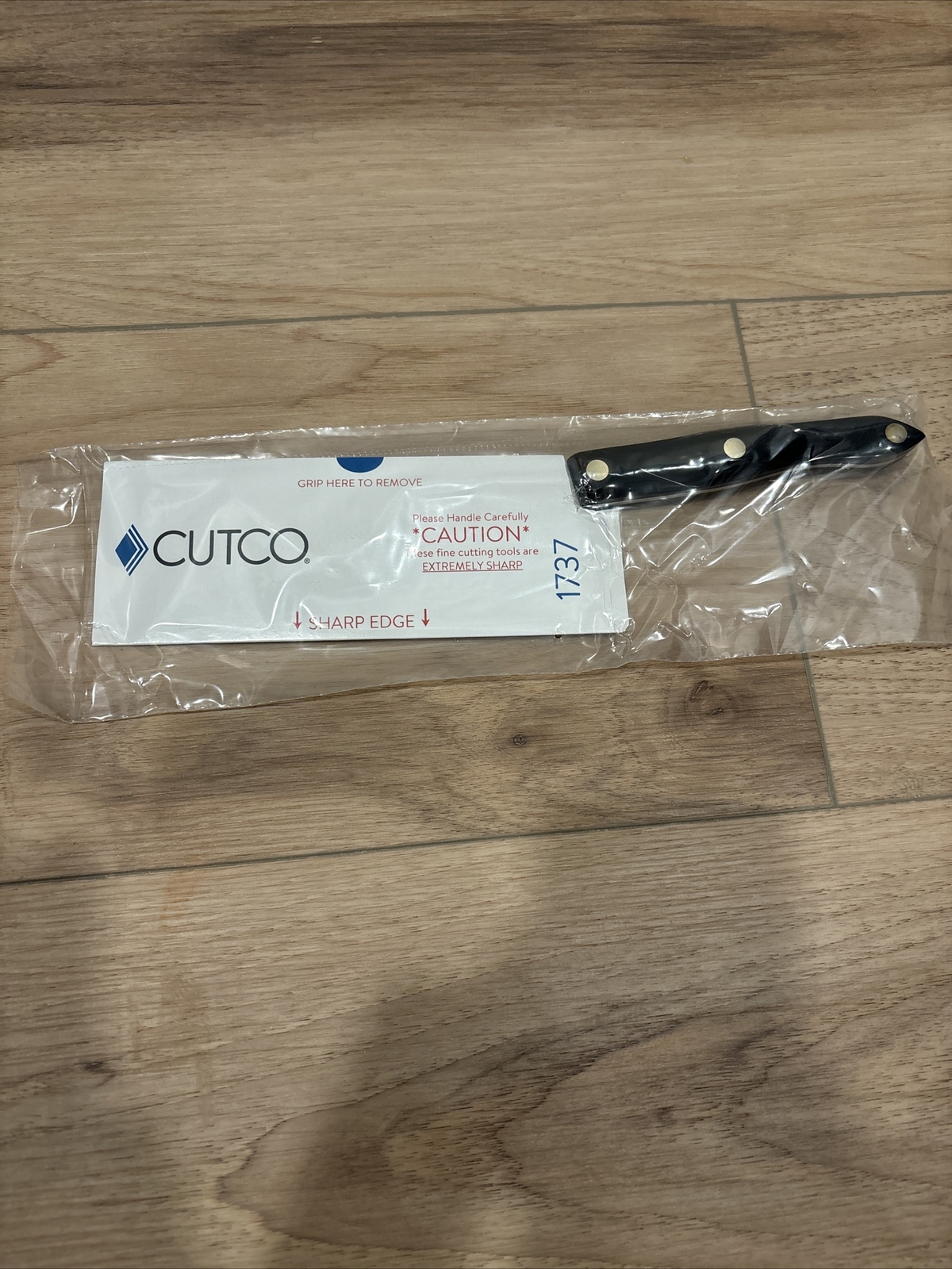 CUTCO Cleaver Knife Black Handle #1737 Once for sale online | eBay
