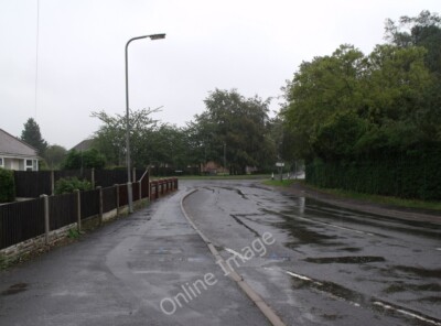 Photo 6x4 Wet High Street, Coningsby Tattershall The junction with ...