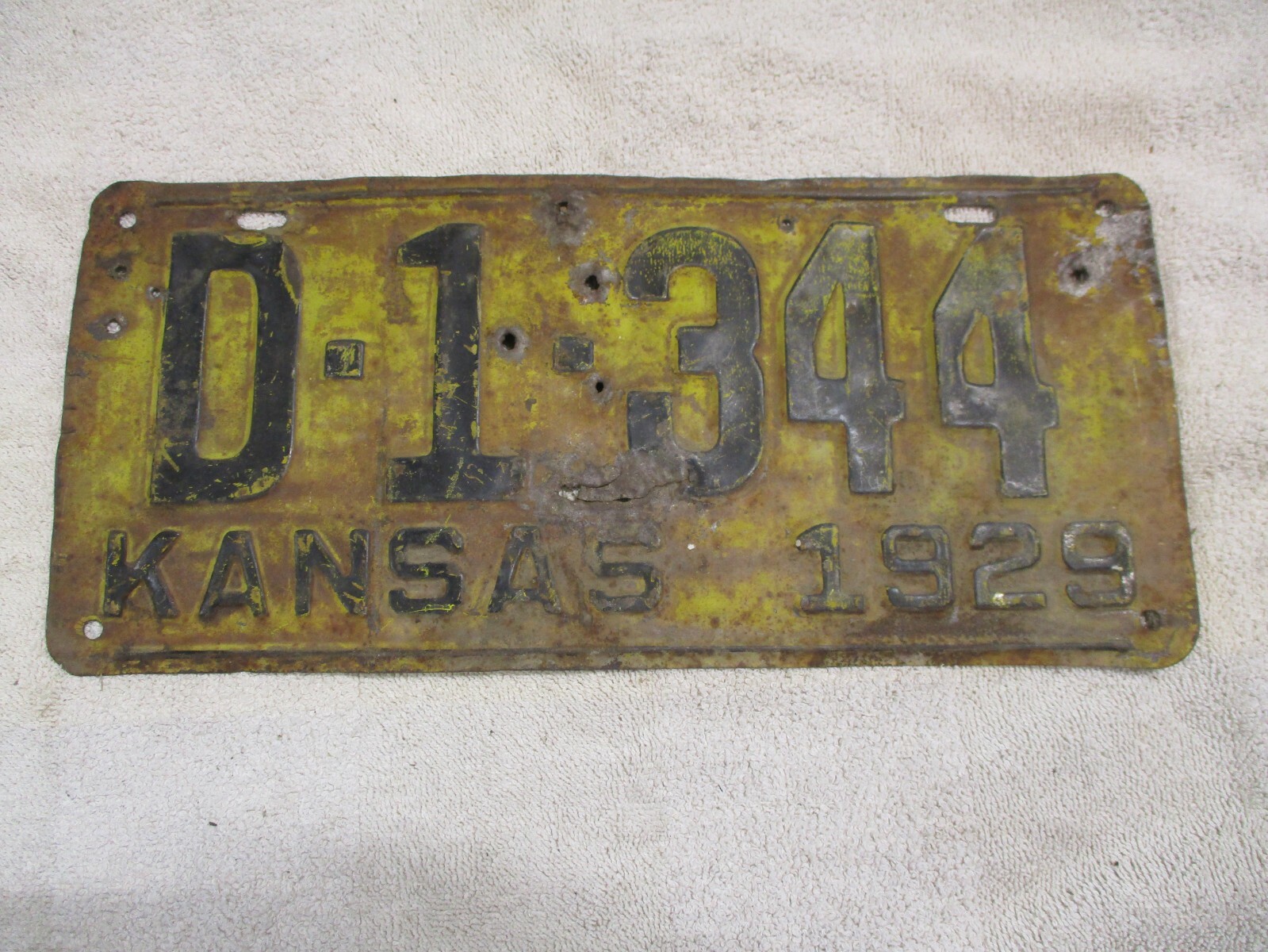 1929 Kansas dealer license plate TAG | eBay