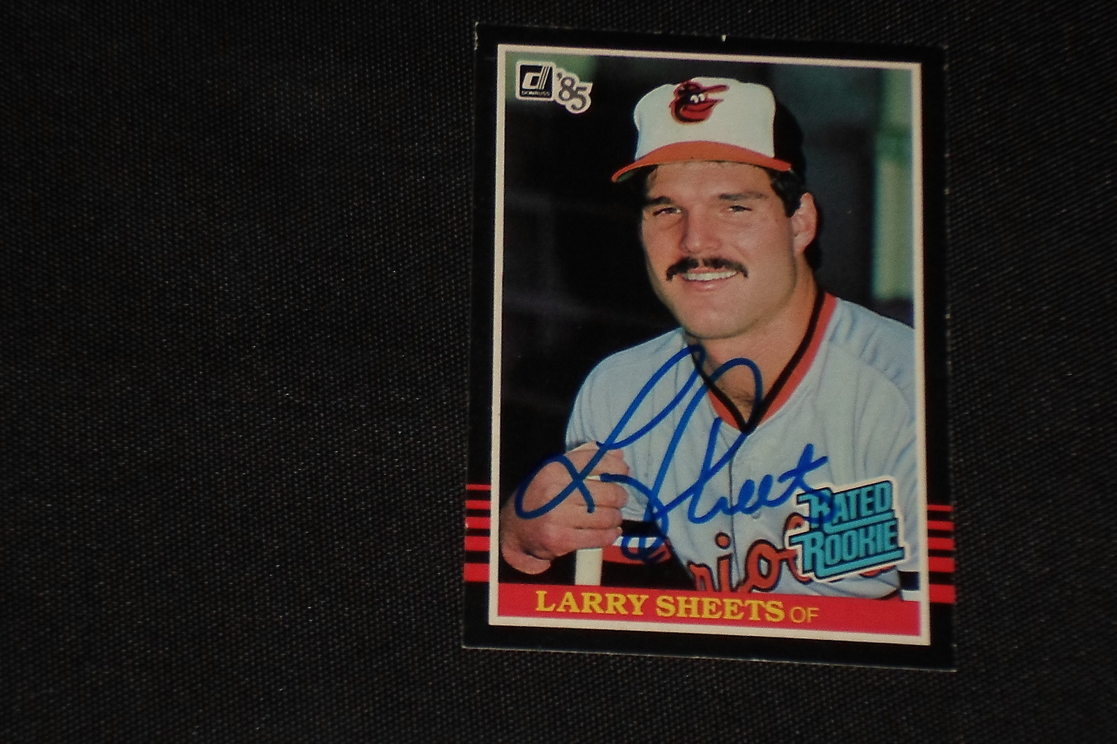 LARRY SHEETS 1985 DONRUSS ROOKIE SIGNED AUTOGRAPHED CARD #36 ORIOLES | eBay