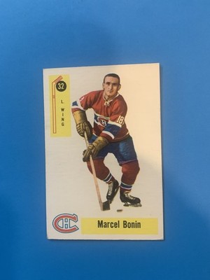58/59 Parkhurst #32 Marcel Bonin Montreal Canadiens NM | eBay