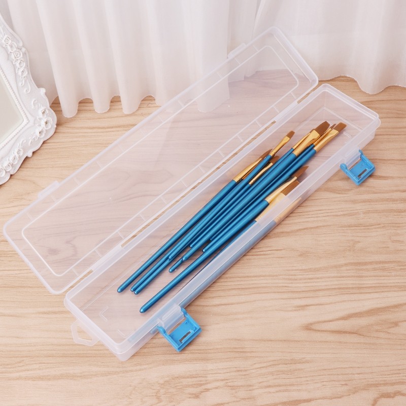 Paint Brush Storage Box Watercolour Brush Container Paint Brush Case ...