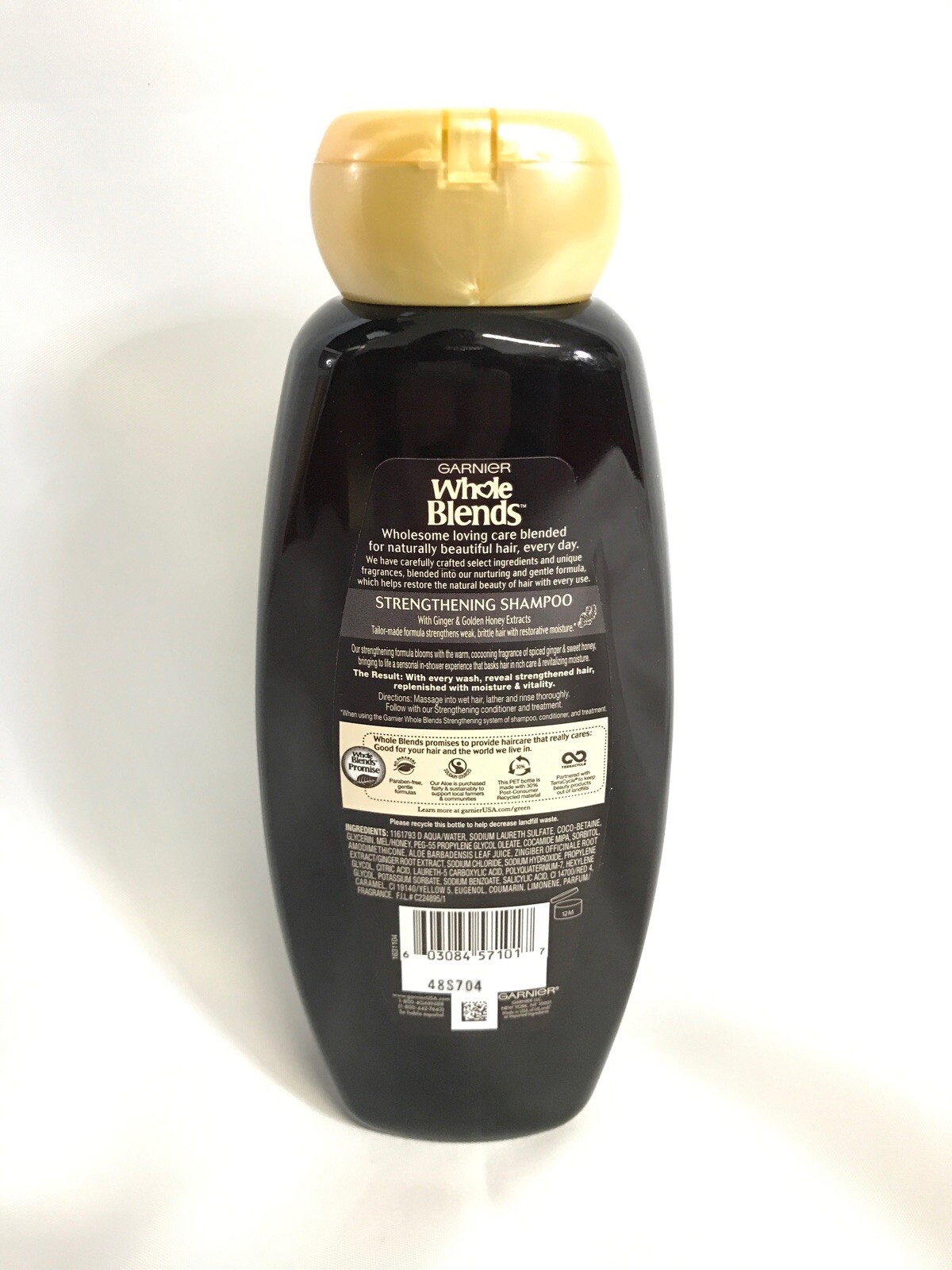 Garnier Whole Blends Strengthening Shampoo, Ginger Recovery, 16.9 fl ...