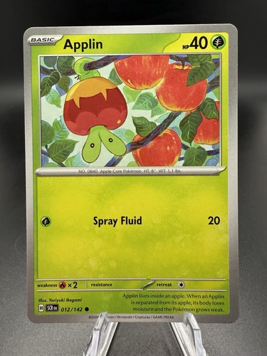Pokemon TCG - Applin 12/142 - Stellar Crown 2024 | eBay