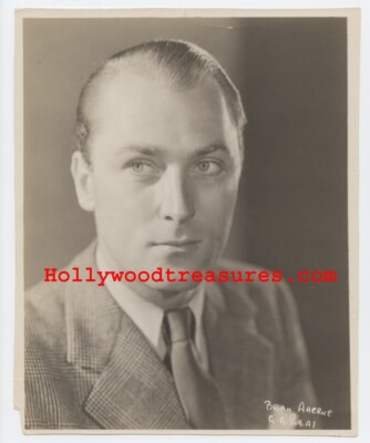 Brian Aherne~Portrait~English Actor~Original Vintage~ Photo | eBay