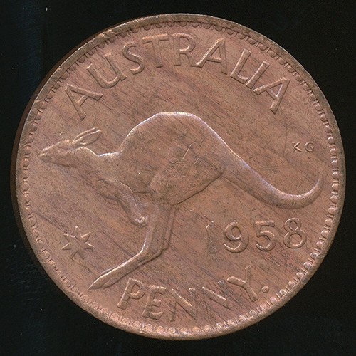 Australia 1958(p) One Penny 1d Elizabeth II - Uncirculated | eBay Australia