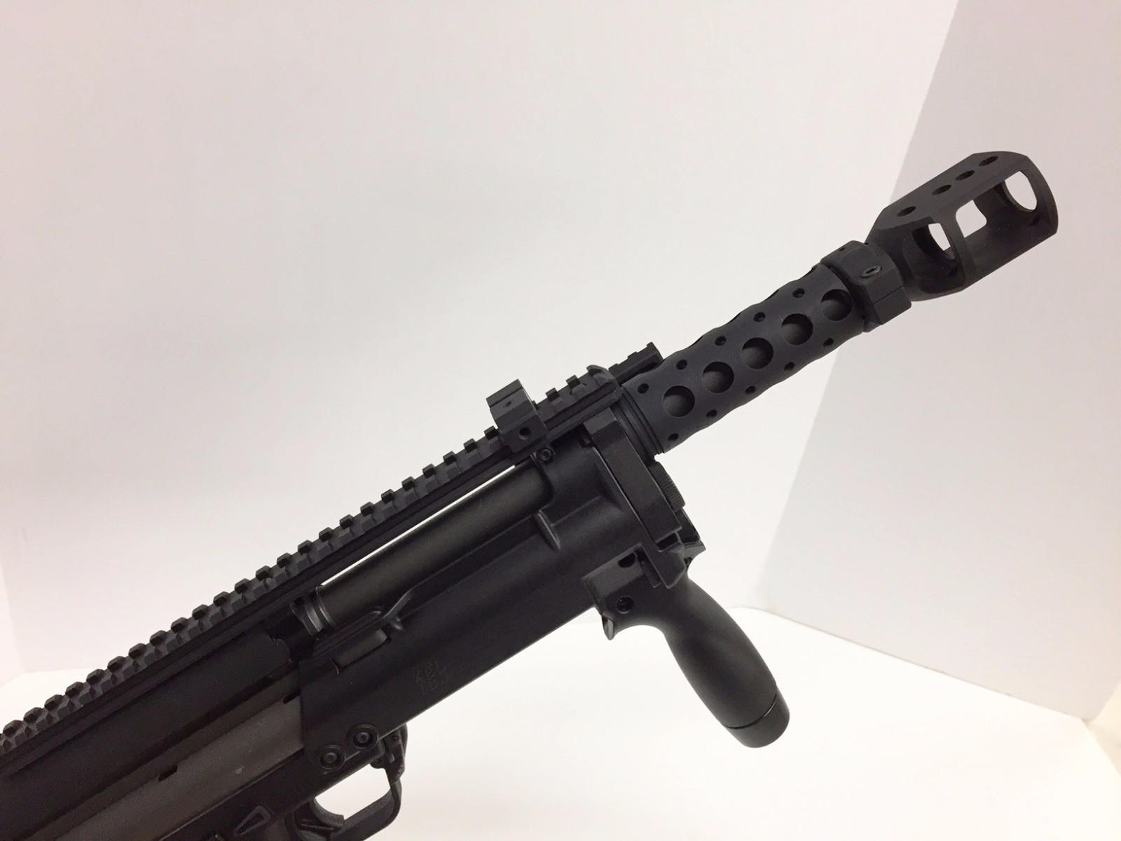 For KSG-NR - Howitzer70 Muzzle Brake, Heat Shield, Tube Position Arm ...