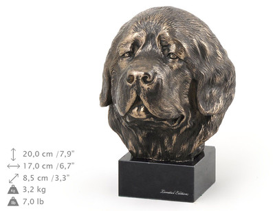 Newfoundland, dog bust marble statue, ArtDog Limited Edition, USA | eBay