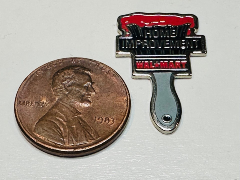 Walmart Wal-Mart Employee Associate Hat Pin Vintage Home Improvement ...