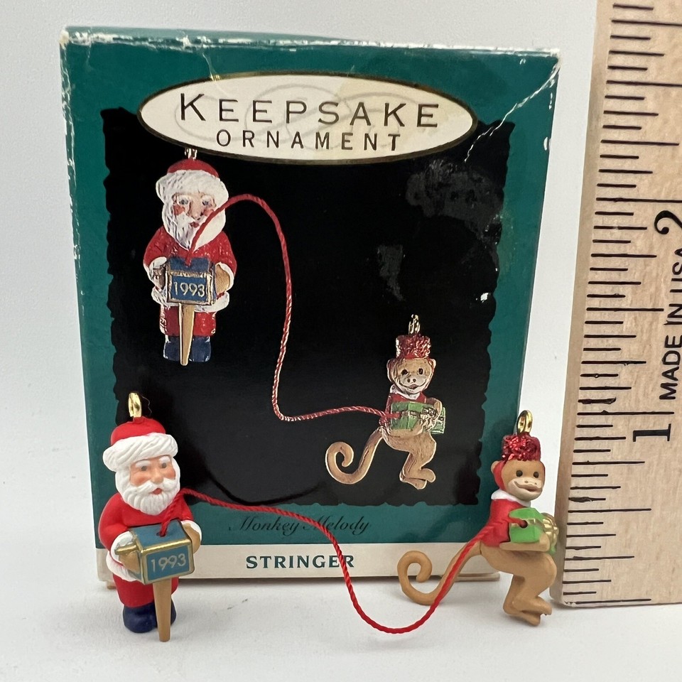 Hallmark Keepsake Miniature Christmas Ornament - Monkey Melody ...