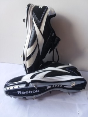 1PR REEBOK VERO IV LOW M BASEBALL CLEATS - SIZE 13 - BLK/WHT | eBay