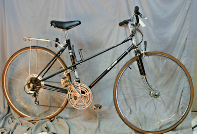 1984 Raleigh Super Record Mixte Hybrid Bike 50cm Small Lugged Steel USA ...