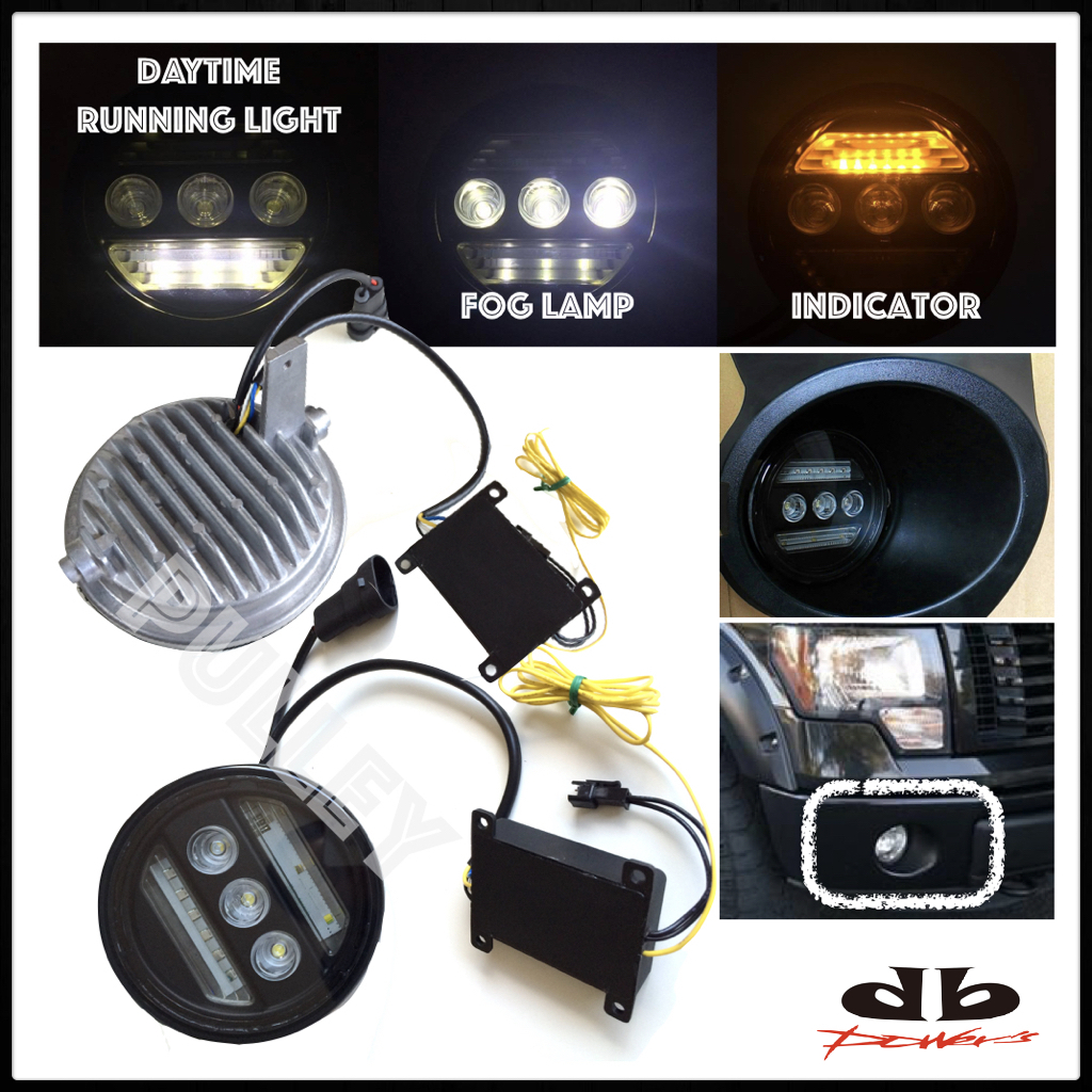 DBMOTOR 2011-2014 Frod F150 LED Fog Lamp with Daytime Running Light ...