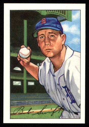 1952 Bowman REPRINT #131 Bob Swift Tigers 8 - NM/MT | eBay