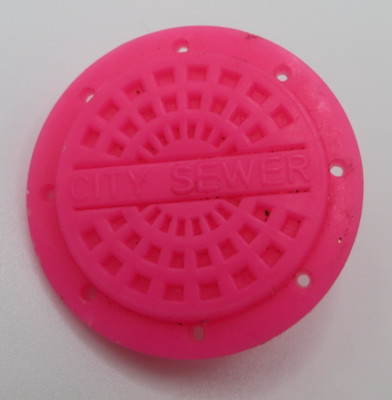 TMNT Cheapskate Pink Manhole Cover Teenage Mutant Ninja Turtles figure ...
